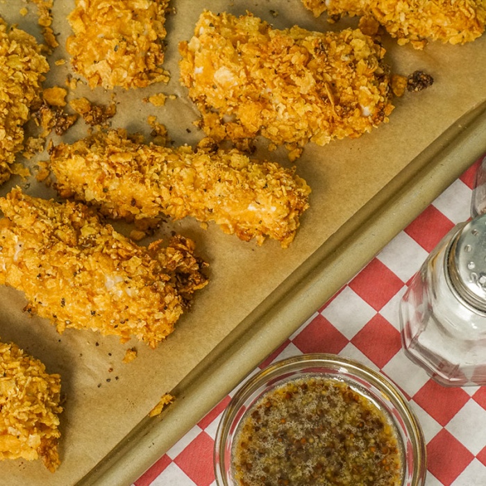 Poulet frites patate douce à ma sauce - HerveCuisine.com